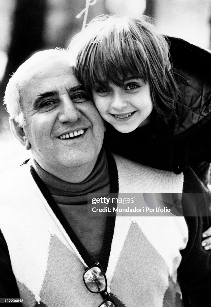 The Italian actor, scriptwriter and director Adolfo Celi smiling with ... The Italian actor, scriptwriter and director Adolfo Celi smiling with ...