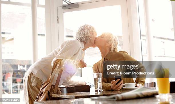 Older Woman Kissing Photos And Premium High Res Pictures Getty Images