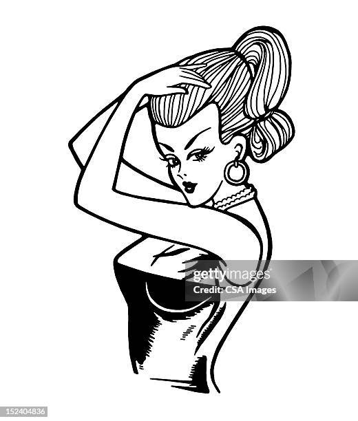 16 Plus Size Pin Up Girls High Res Illustrations Getty Images