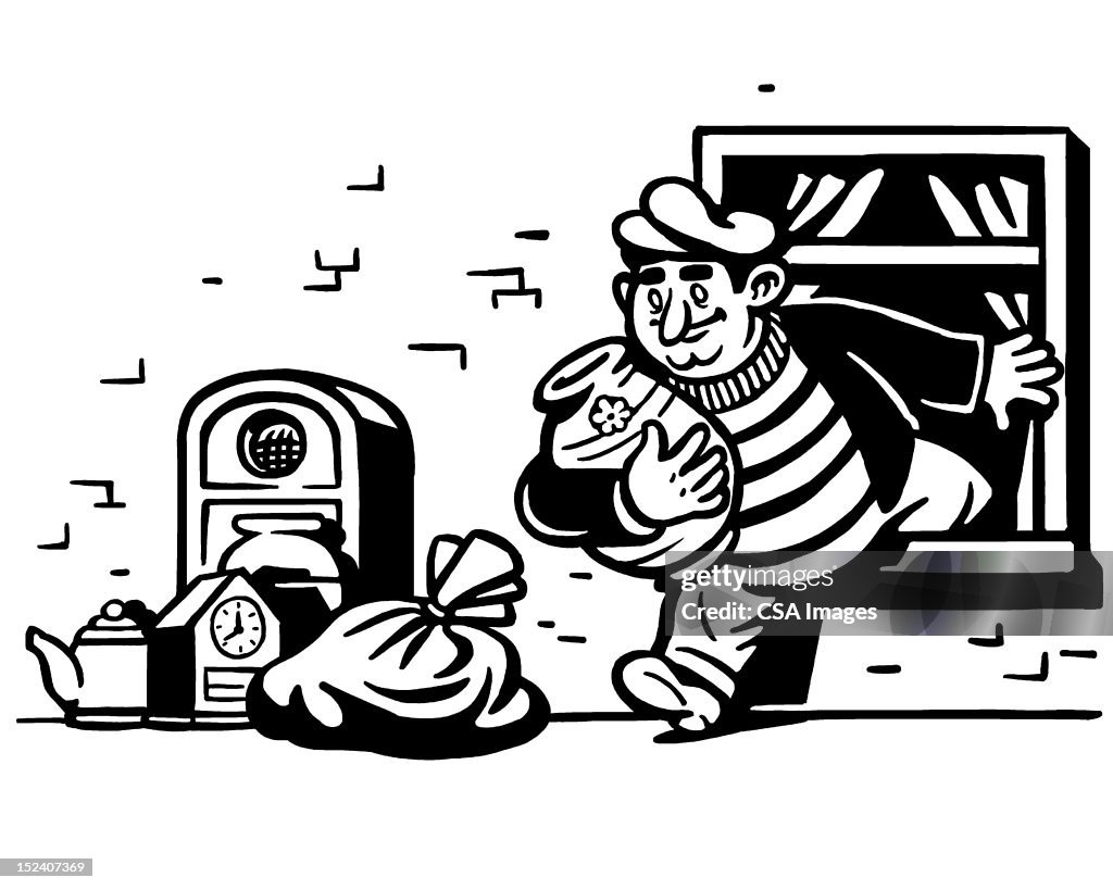 Burglar Robbing House High-Res Vector Graphic - Getty Images Burglar Robbing House High-Res Vector Graphic - Getty Images