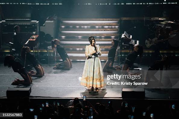 Lana Del Rey Performs On Stage At Lolympia On July 10 2023 In News