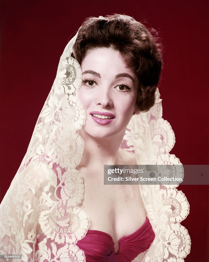 Argentinian Actress Linda Cristal Wearing A White Lace Veil In A News Photo Getty Images