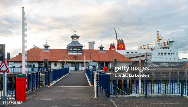 Ticket Office, Rothesay Harbour and Ferry Terminal, Scotland 이미지 ...