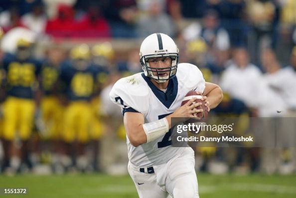 Quarterback Zack Mills Of The Penn State Nittany Lions Runs With The