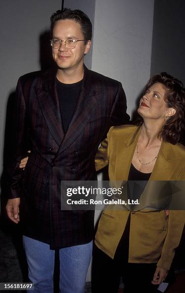 Tim Robbins And Actress Susan Sarandon Attend The Premiere Of Bob