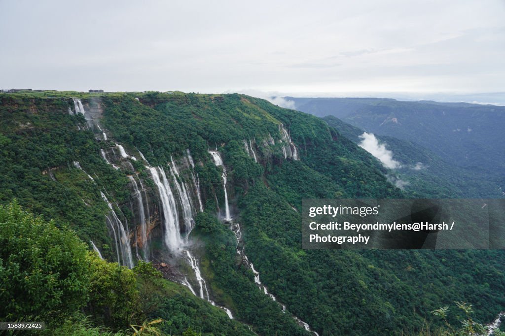 Seven Sisters Waterfall Nohsngithiang Meghalaya India Photo - Getty Images Seven Sisters Waterfall Nohsngithiang Meghalaya India Photo - Getty Images
