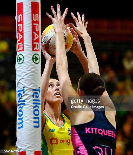 Cara Koenen of Australia during the Netball World Cup 2023, Pool F ... Cara Koenen of Australia during the Netball World Cup 2023, Pool F ...