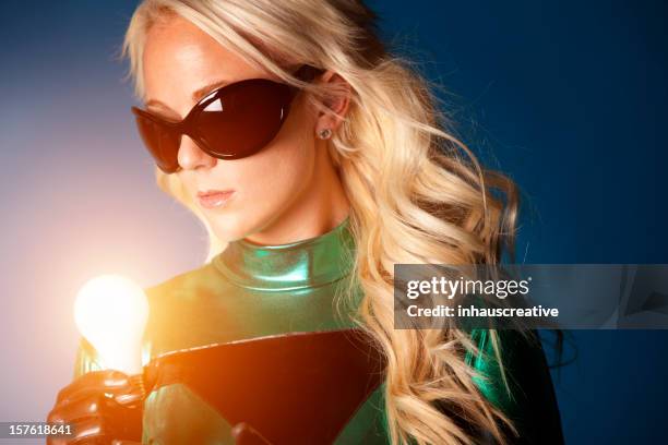 Light Bulb Costume Stock Fotos Und Bilder Getty Images