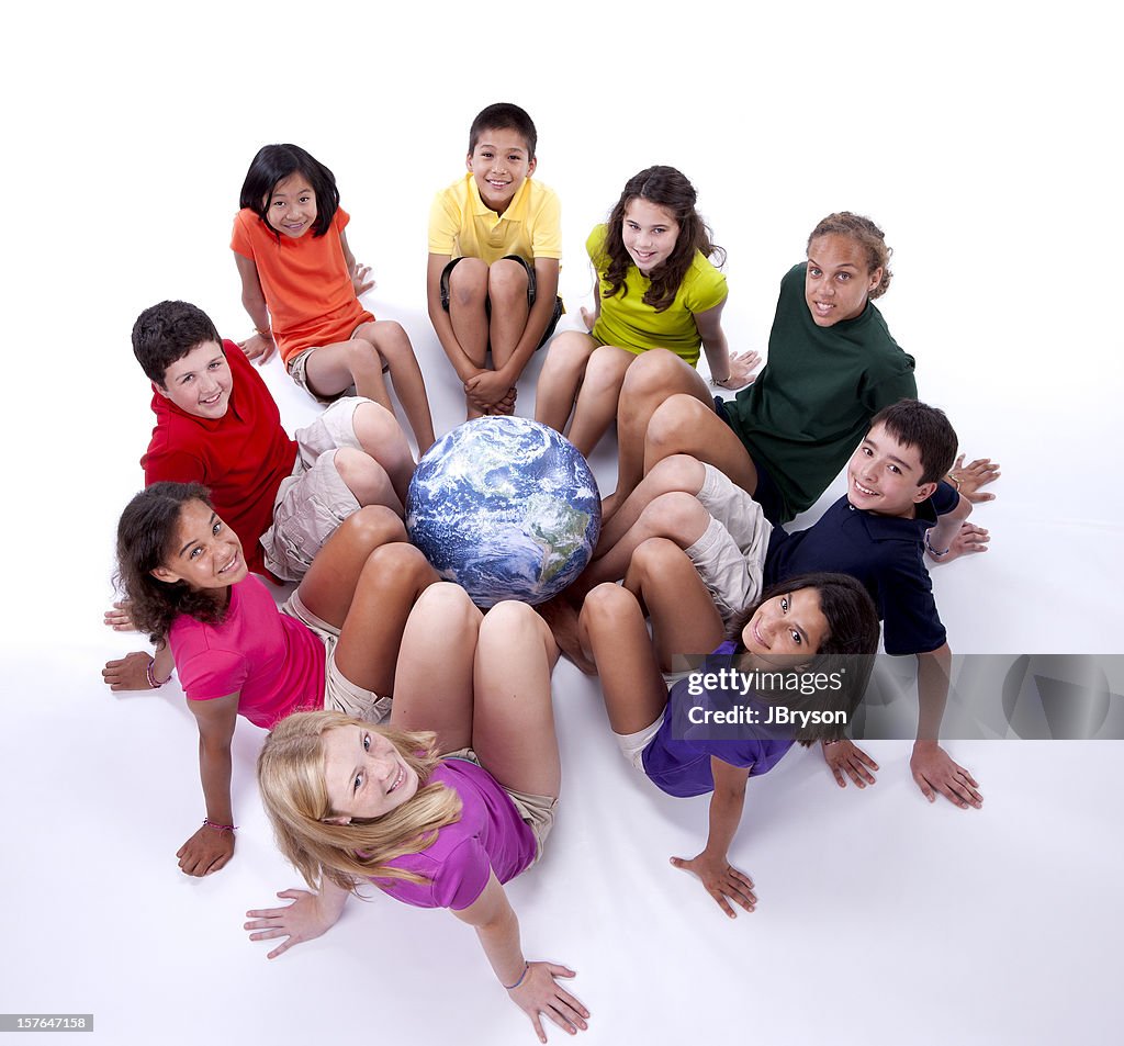 Diversity Children Of Different Ethnicities With Feet Together Around ... Diversity Children Of Different Ethnicities With Feet Together Around ...