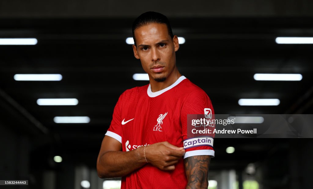 New Liverpool Fc Captain Virgil Van Dijk At The National Stadium On