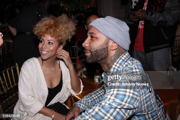 Kaylin Garcia And Joe Budden Attend The Monami 2012 Holiday News Photo Getty Images