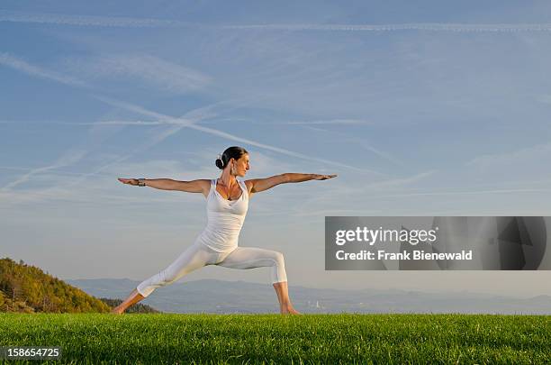 Warrior Pose Photos And Premium High Res Pictures Getty Images