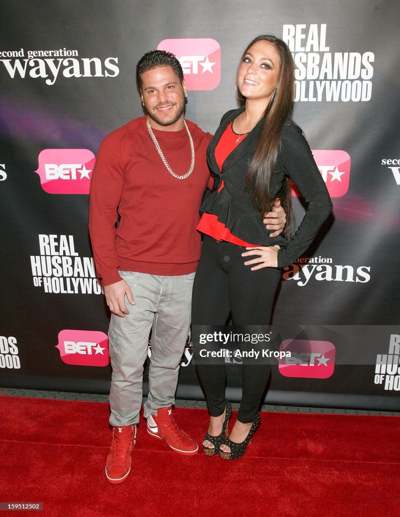 Ronnie Ortiz Magro And Samantha Giancola Attend The Real Husbands Of News Photo Getty Images
