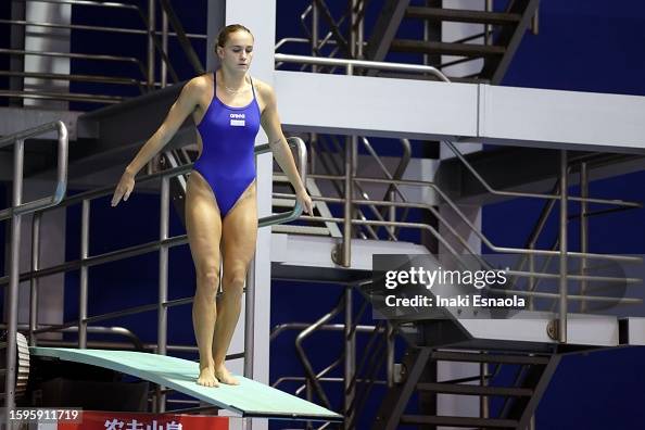Helle Tuxen from Norway competing on women's 3m springboard... News ... Helle Tuxen from Norway competing on women's 3m springboard... News ...