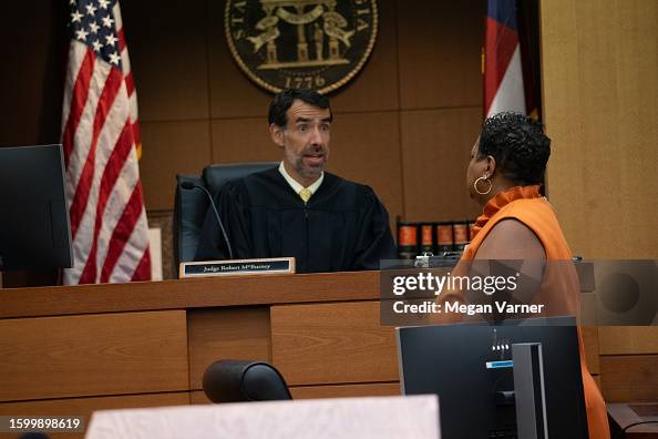 Fulton County Superior Court Judge Robert Mcburney Receives Documents