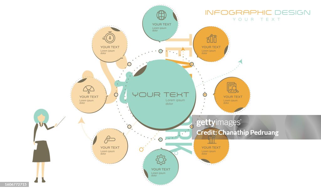 Infographic 8 Steps Modern Mind Map Diagram With Icons Vector ... Infographic 8 Steps Modern Mind Map Diagram With Icons Vector ...