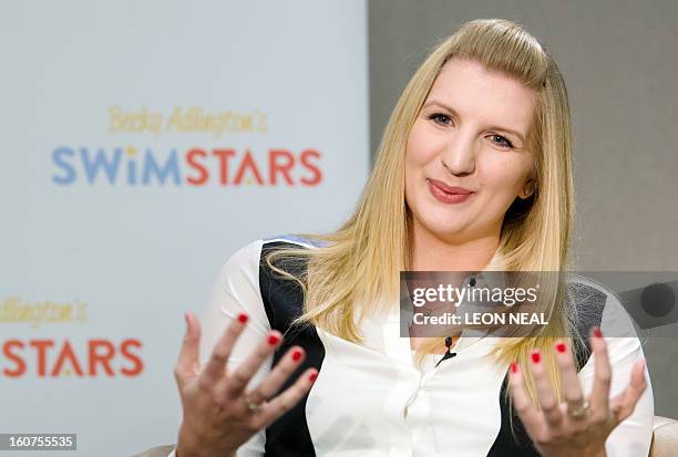 Rebecca Adlington Press Conference Photos And Premium High Res Pictures