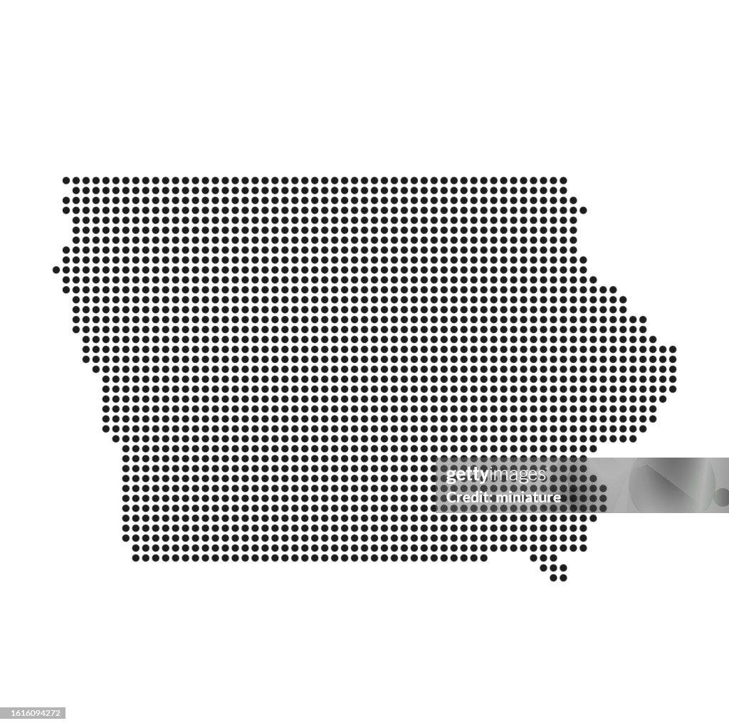 Iowa Map High Res Vector Graphic Getty Images