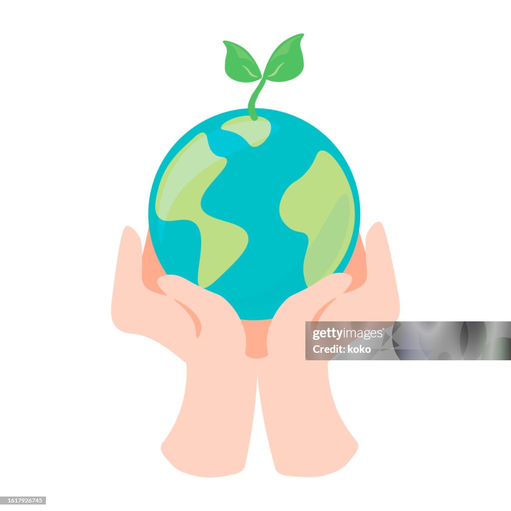 Hands Holding Globe High Res Vector Graphic Getty Images