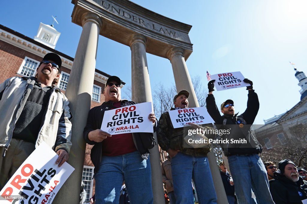 Second Amendment Supporters Rally Against Stricter Gun Control Laws