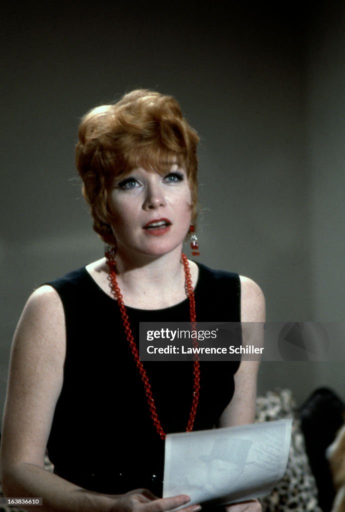 American Actress Shirley Maclaine During The Filming Of Sweet News