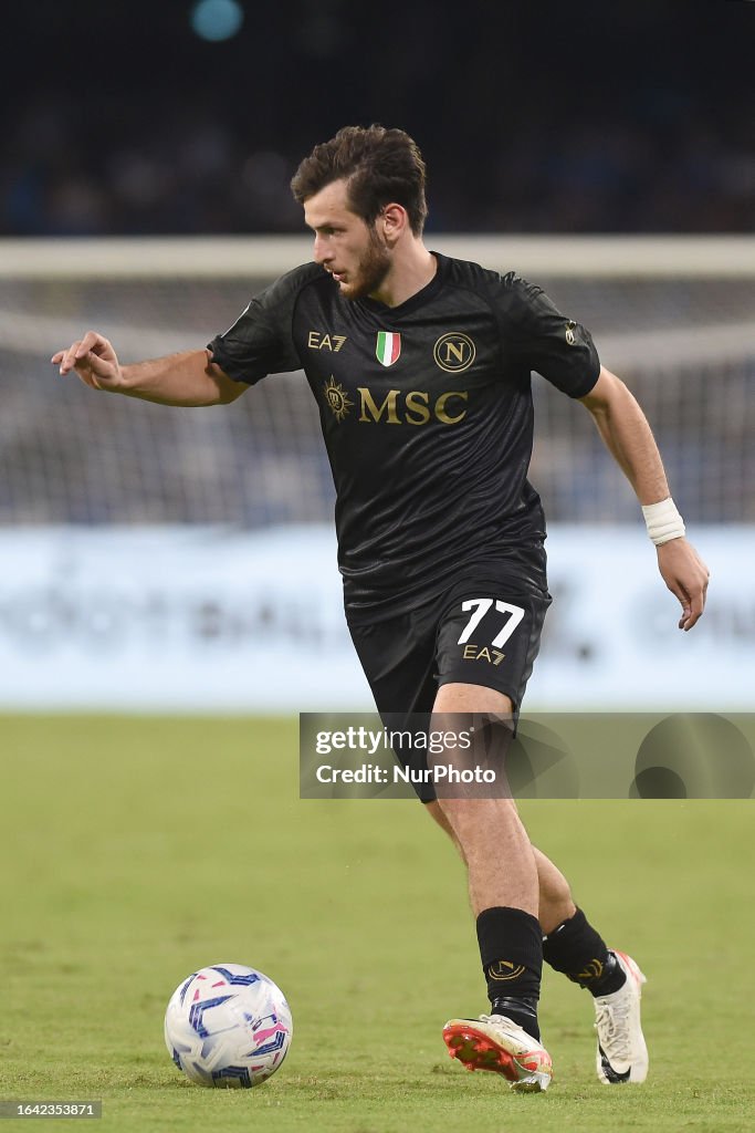 Khvicha Kvaratskhelia Of Ssc Napoli During The Serie A Tim Match