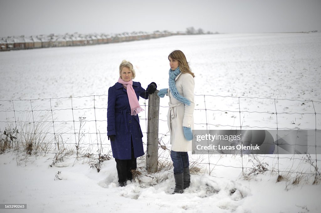 Markham Councillors Valerie Burke and Erin Shapero stand in fron a ... Markham Councillors Valerie Burke and Erin Shapero stand in fron a ...