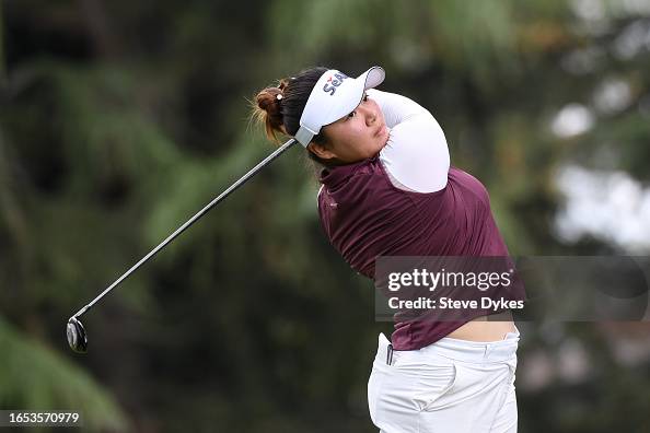 Soo Bin Joo Of South Korea Plays Her Shot From The 11th Tee During News Photo Getty Images