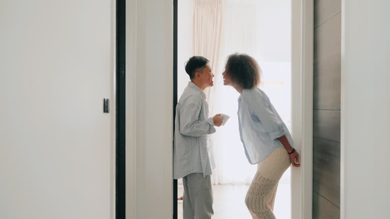 Authentic Moments Heartwarming Conversations Of An Lgbt Couple At Home