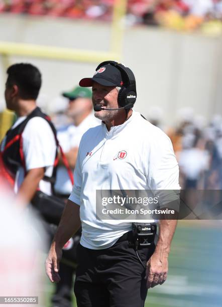 University Of Utah Head Coach Kyle Whittingham Photos And Premium High