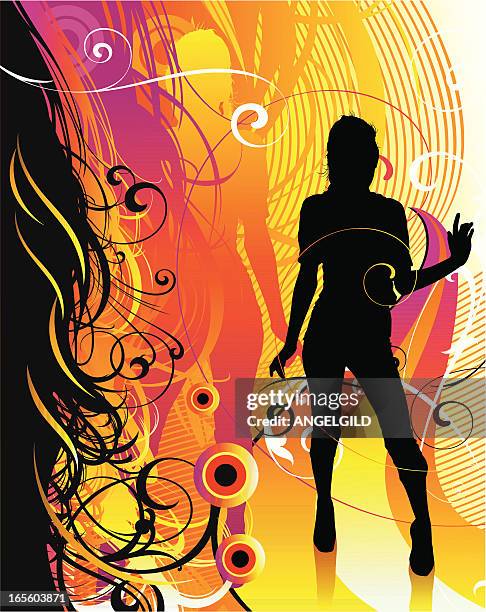 29 Raver Girl High Res Illustrations Getty Images