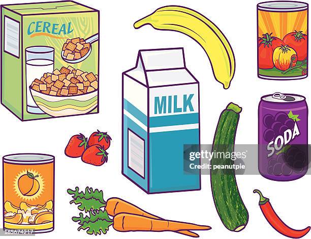 137 Cereal Box High Res Illustrations Getty Images