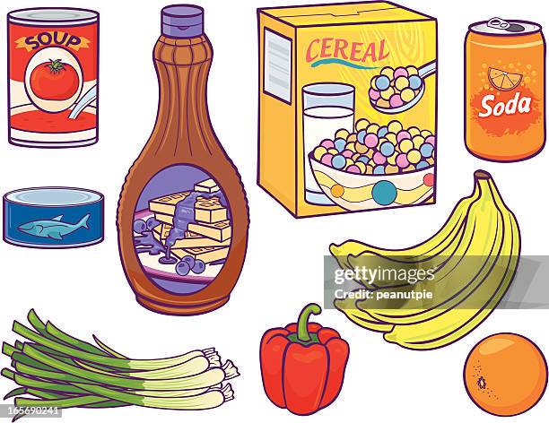 Cereal Box High Res Illustrations Getty Images