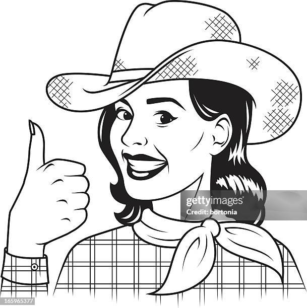 Cowgirl Pattern High Res Illustrations Getty Images