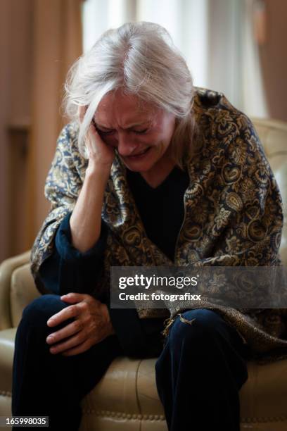 Old Lady Crying Photos And Premium High Res Pictures Getty Images