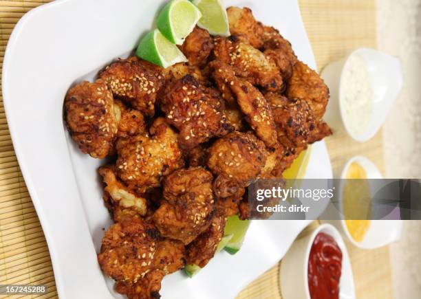 Chicken With Sesame Seeds Photos And Premium High Res Pictures Getty Images