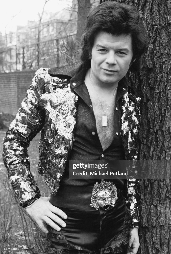 English Glam Rock Singer Gary Glitter At His Home 1st February 1973