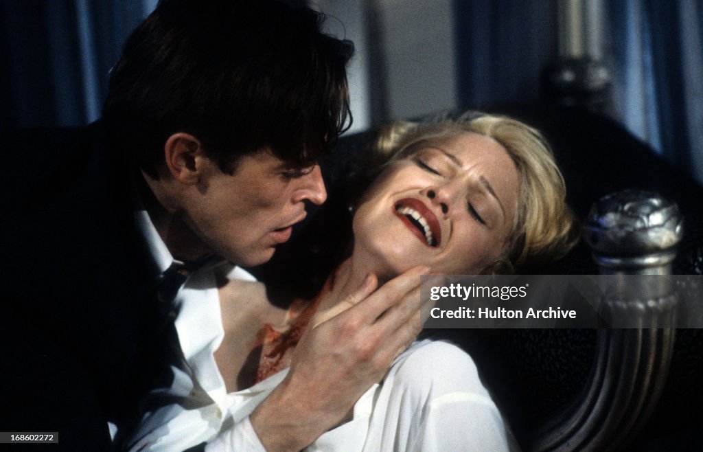 Willem Dafoe Comforting Madonna As She Cries In A Scene From The Film News Photo Getty Images
