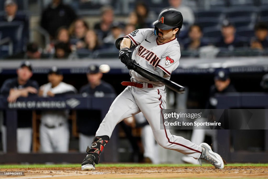 Arizona Diamondbacks right fielder Corbin Carroll swings the bat in ... Arizona Diamondbacks right fielder Corbin Carroll swings the bat in ...