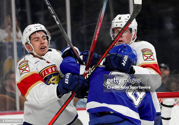 Florida Panthers winger Evan Rodrigues Florida Panthers defenseman ... Florida Panthers winger Evan Rodrigues Florida Panthers defenseman ...