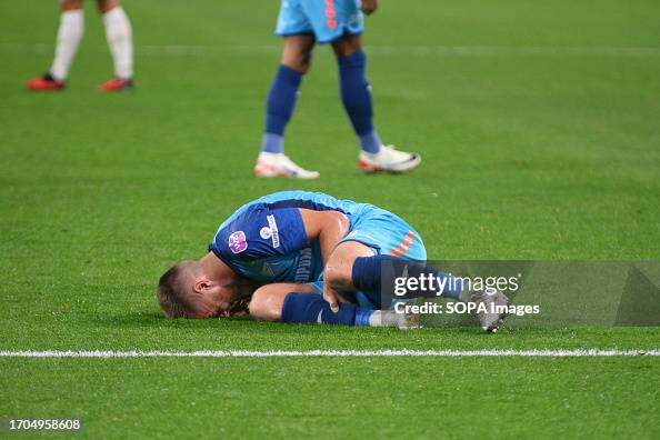 Ivan Sergeev of Zenit seen during the Russian Cup 2023/2024 football ... Ivan Sergeev of Zenit seen during the Russian Cup 2023/2024 football ...