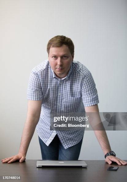 Dmitry Grishin, chief executive officer of Mail.ru Group Ltd., poses ... Dmitry Grishin, chief executive officer of Mail.ru Group Ltd., poses ...