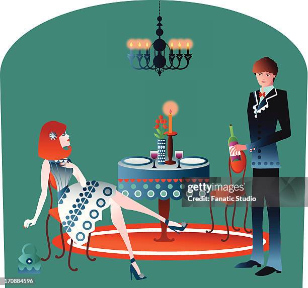 46 Couple Dinner Date Clip Art High Res Illustrations Getty Images