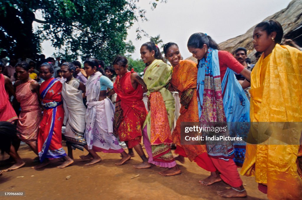 Tribal Women In Koraput District Performing A Folk Dance Orissa News Photo Getty Images