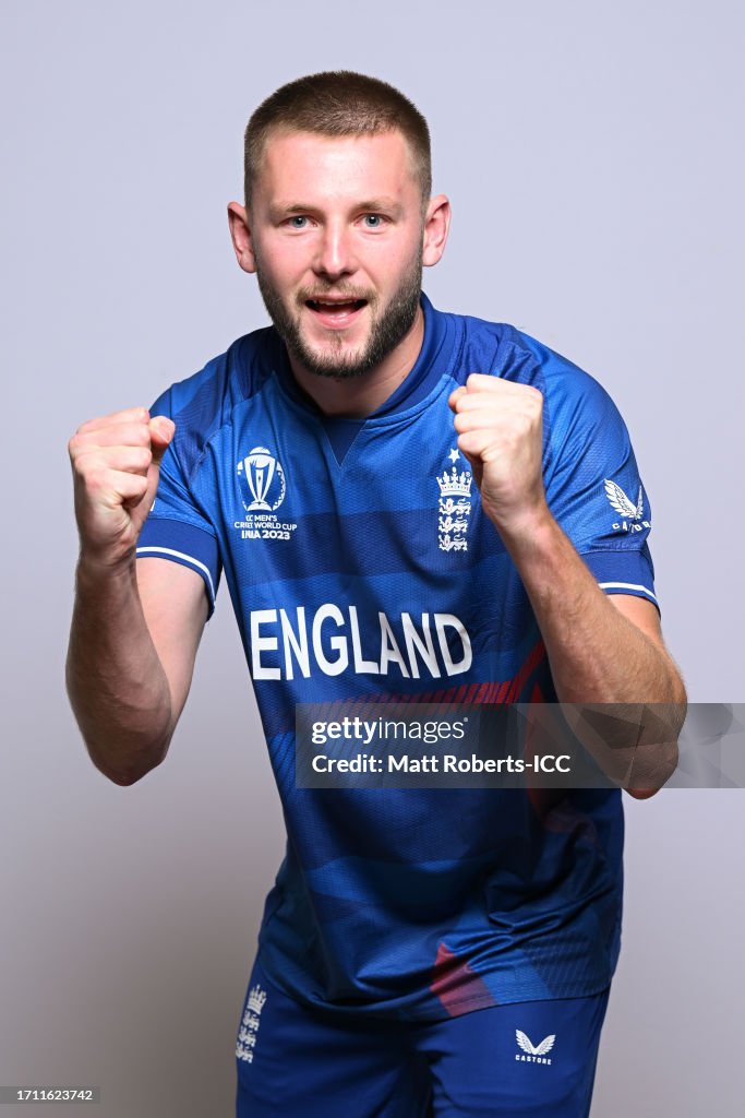 Gus Atkinson Of England Poses For A Portrait Ahead Of The Icc Mens
