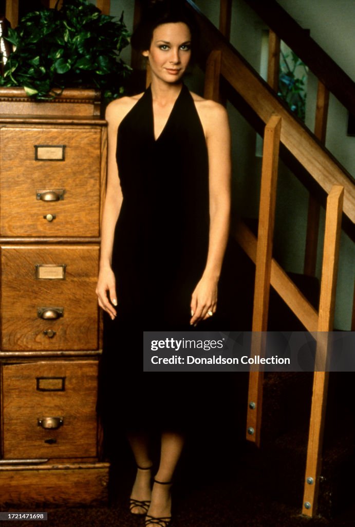 American Actress Mary Crosby Poses For A Portrait Session At Home In