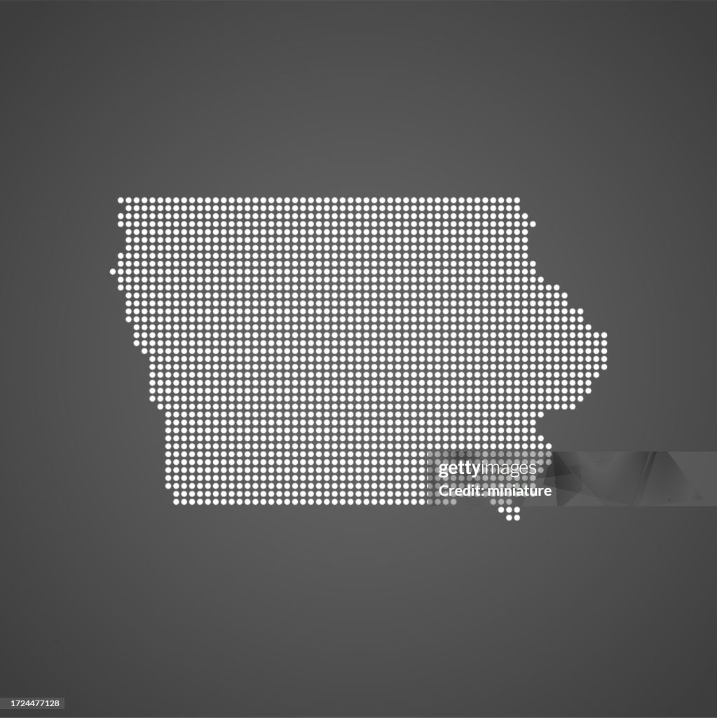 Iowa Map High Res Vector Graphic Getty Images