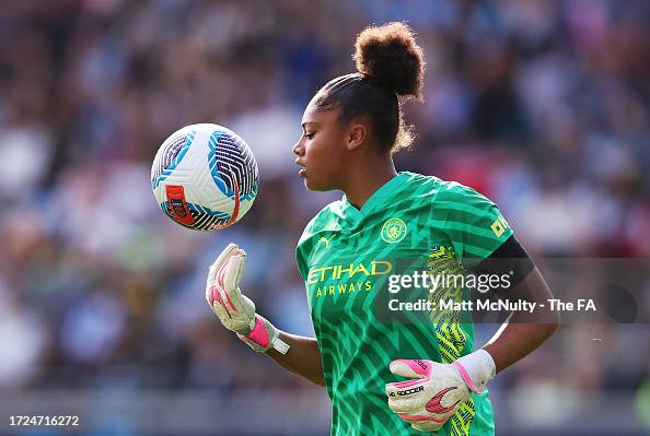 Khiara Keating Of Manchester City Reacts During The Barclays Women´s