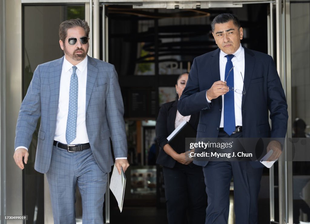 Lapd Assistant Chief Al Labrada Right Held A News Conference With