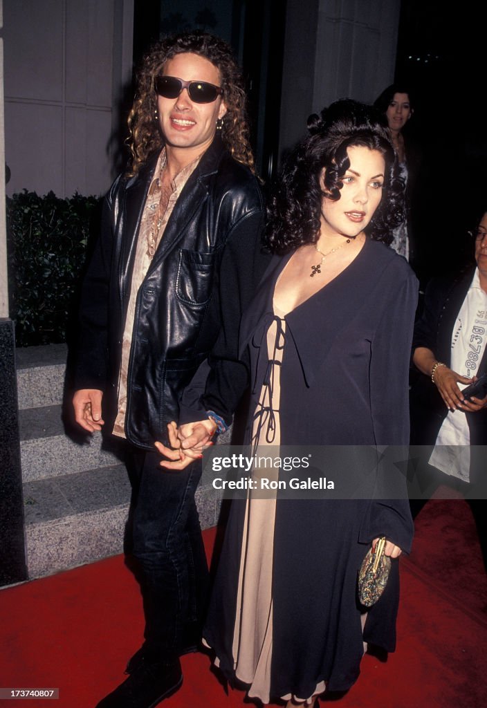 Actress Sherilyn Fenn and boyfriend Toulouse Holliday attend the ... Actress Sherilyn Fenn and boyfriend Toulouse Holliday attend the ...